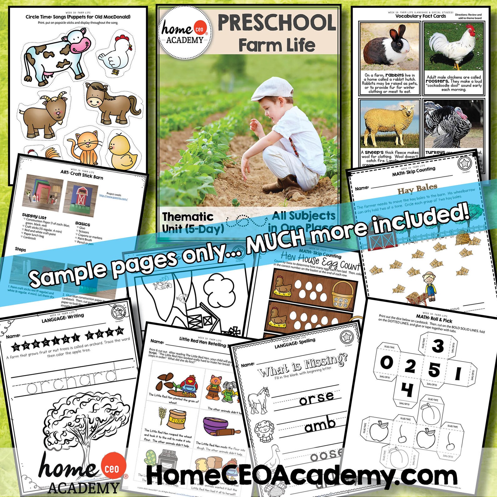 Preschool Homeschool Exploring Our Earth 9 Week Program - Etsy