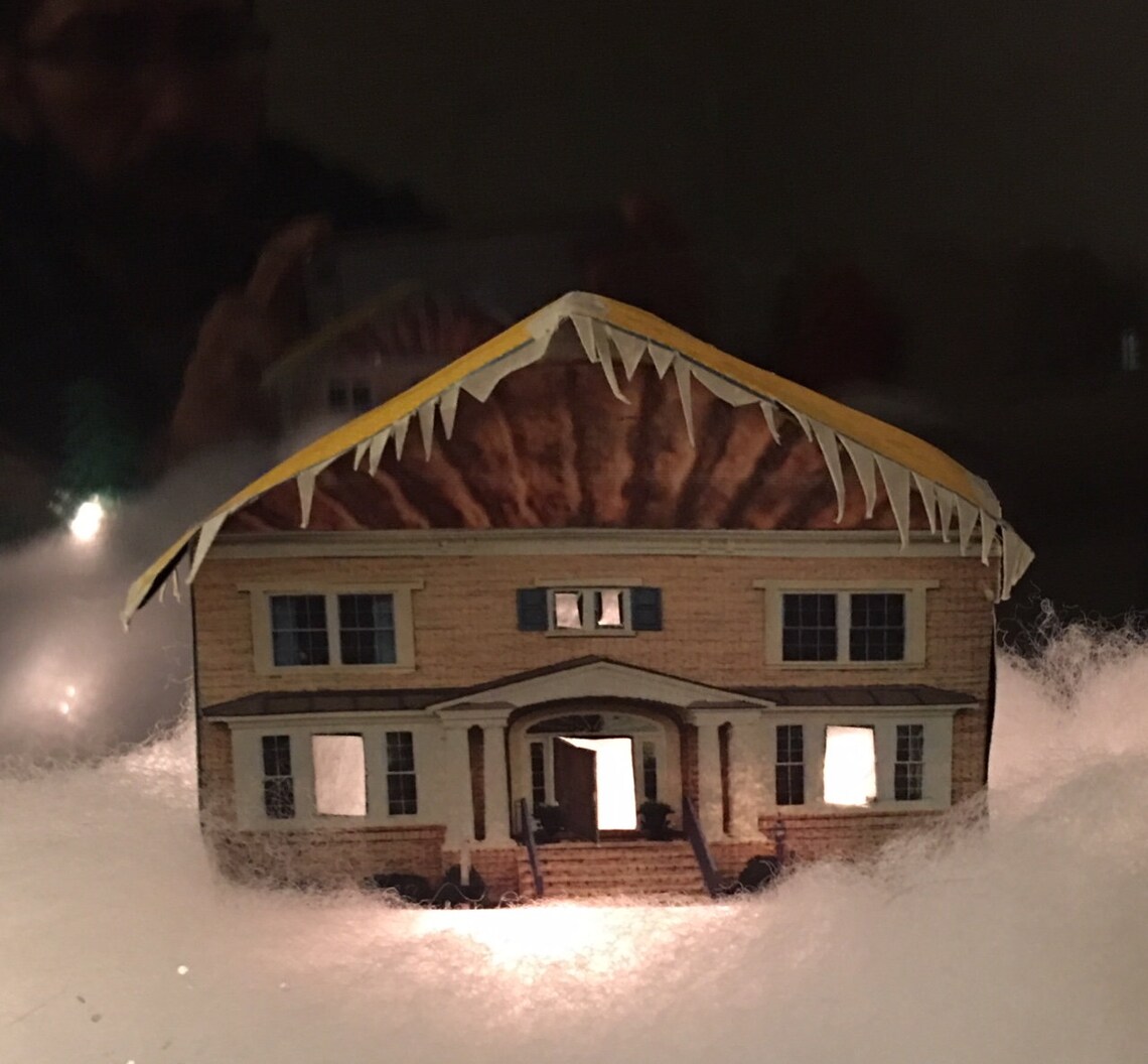 Custom-made Miniature Paper Homes for Holiday Villages - Etsy