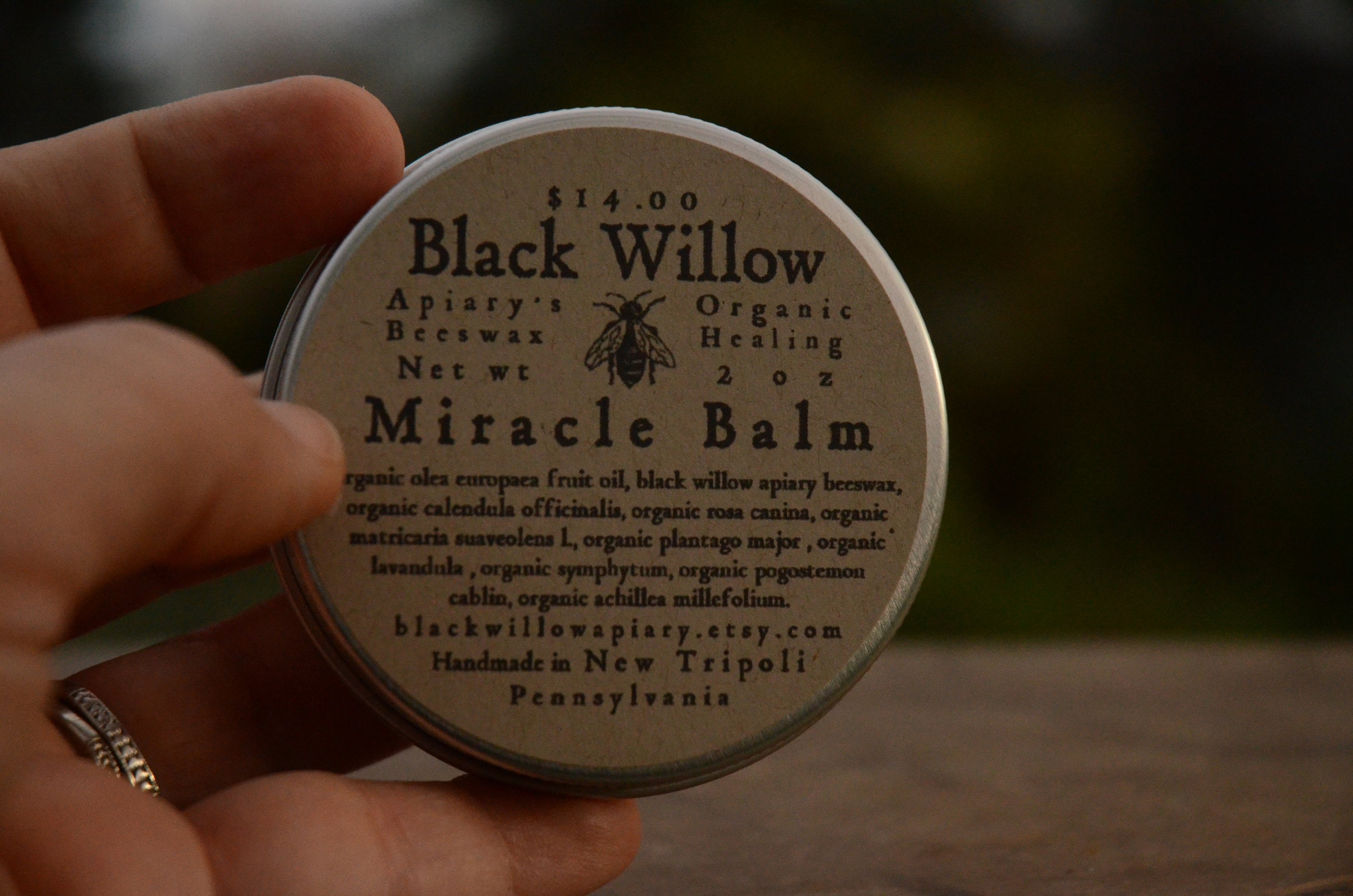 Organic Miracle Balm Scar Salve Multipurpose Herbal Healing Beeswax ...