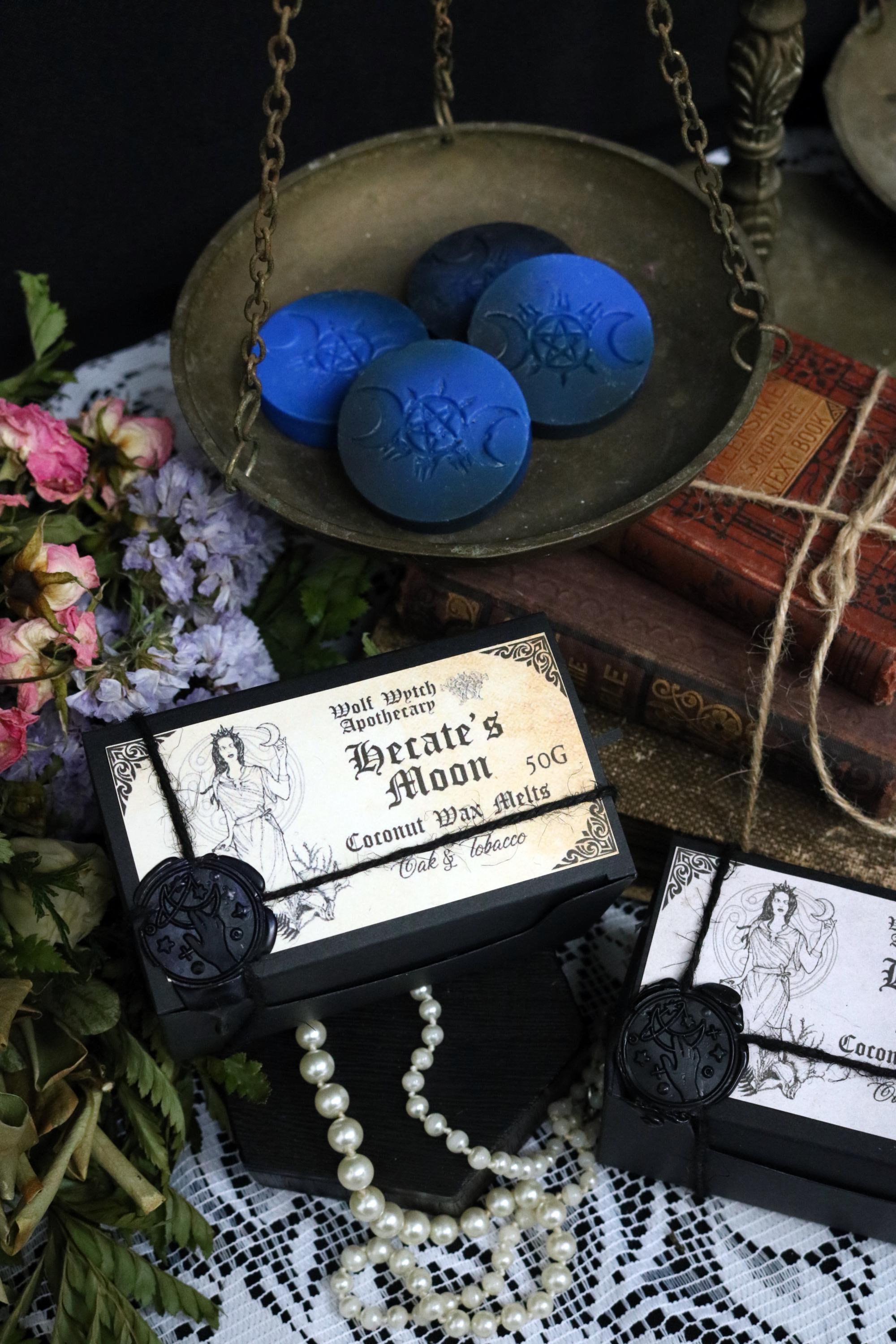 Hecate's Moon Wax Melts, Witchy Triple Goddess Gift, Greek Mythology ...