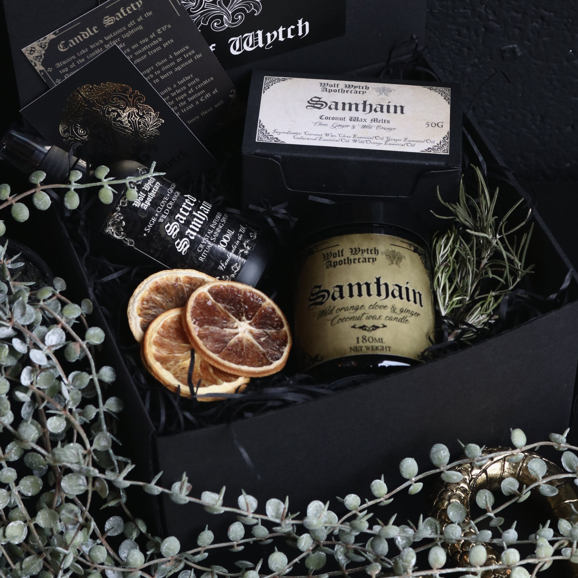Samhain Gift Box, Halloween Pumpkin Spice Gift Box, Witches Gift Box ...