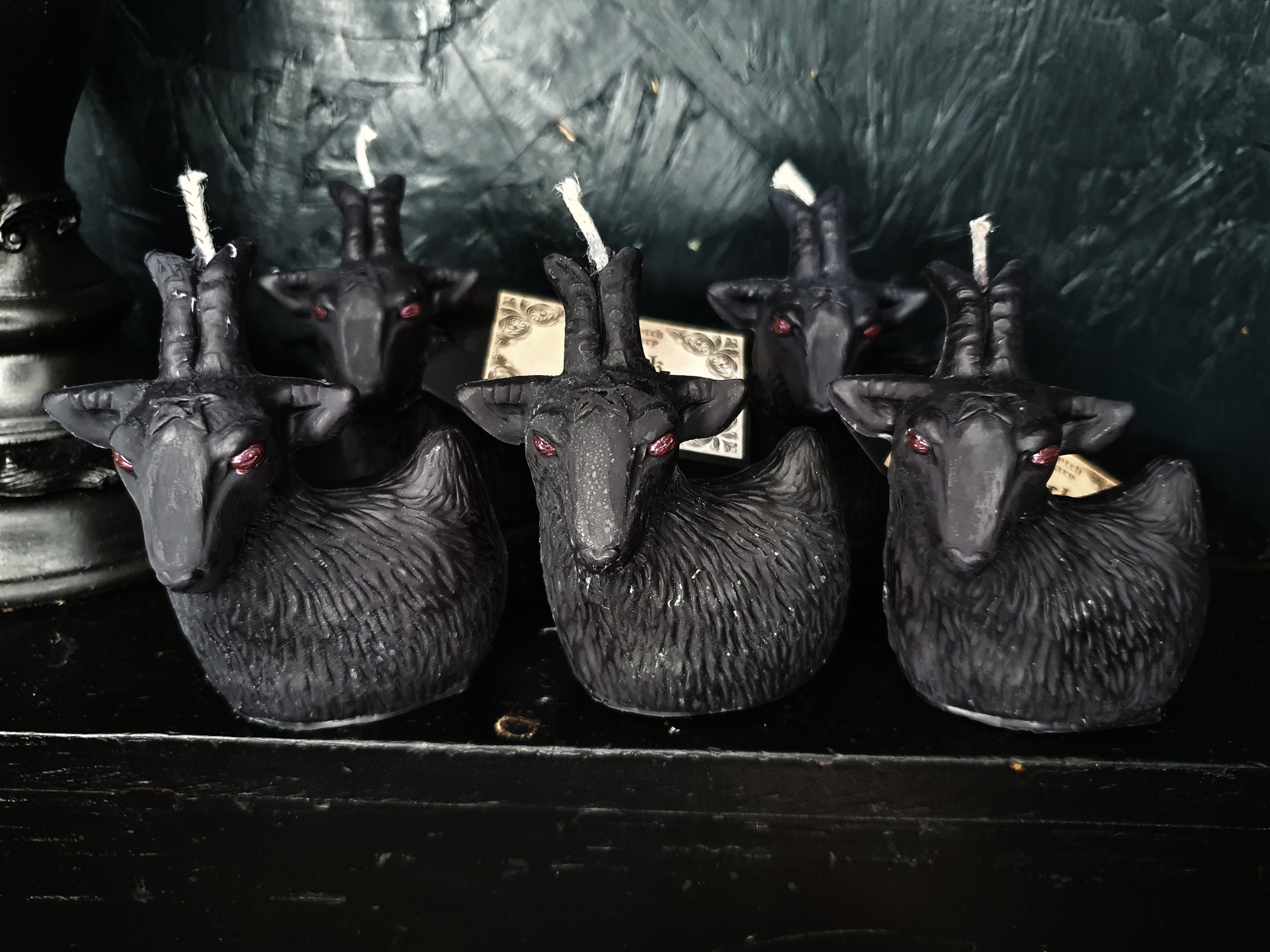Black Phillip Goat Candle Satanic Goat Gift Occult Candle - Etsy