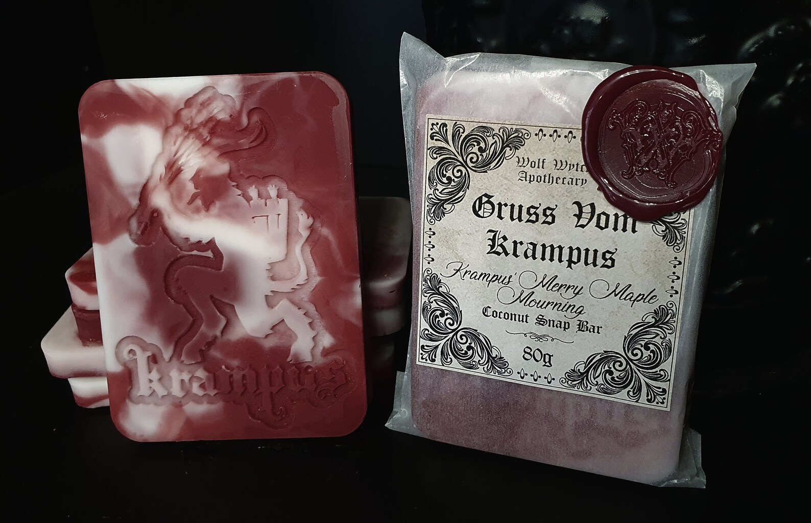 Krampus Wax Melts, Yuletide Folklore Gift, Winter Scented Wax Melts ...