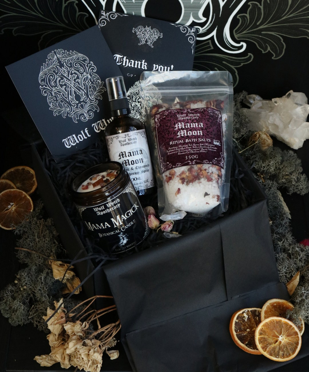 Mama Moon Gift Box / New Baby Shower Gift Set, New Mom Gift Box, Pamper ...