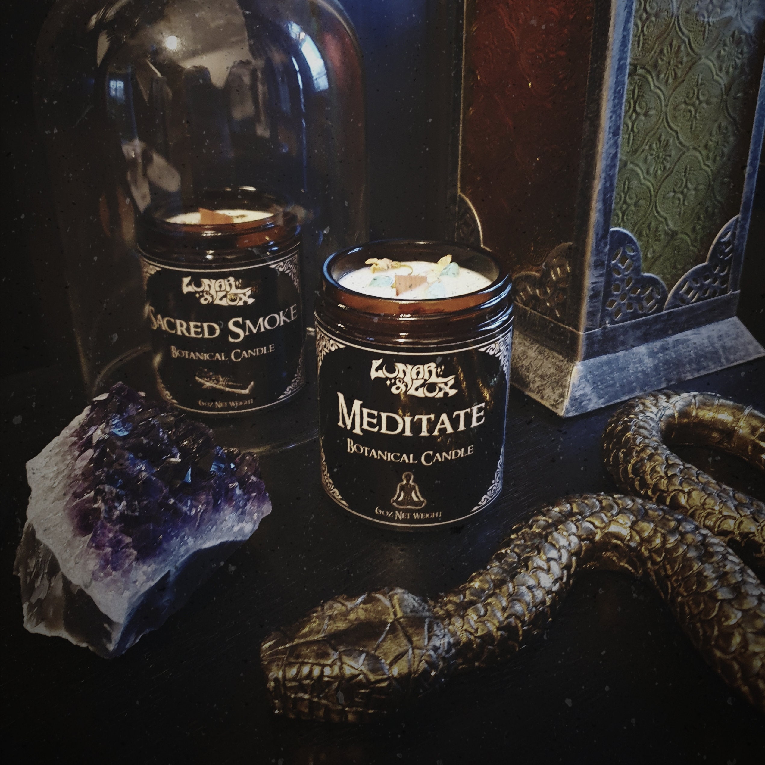 Meditate Botanical Candle Stress Relief Candle Stress Relief | Etsy