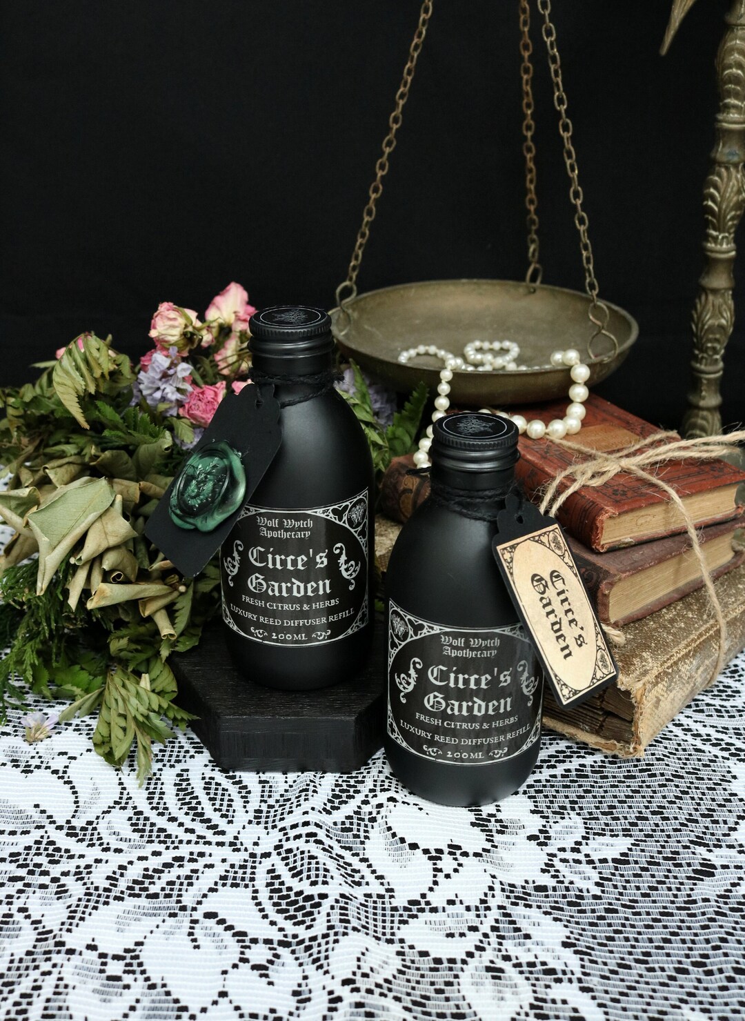 Circe Greek Goddess Gift, Green Witch Reed Diffuser, Unique Greek ...