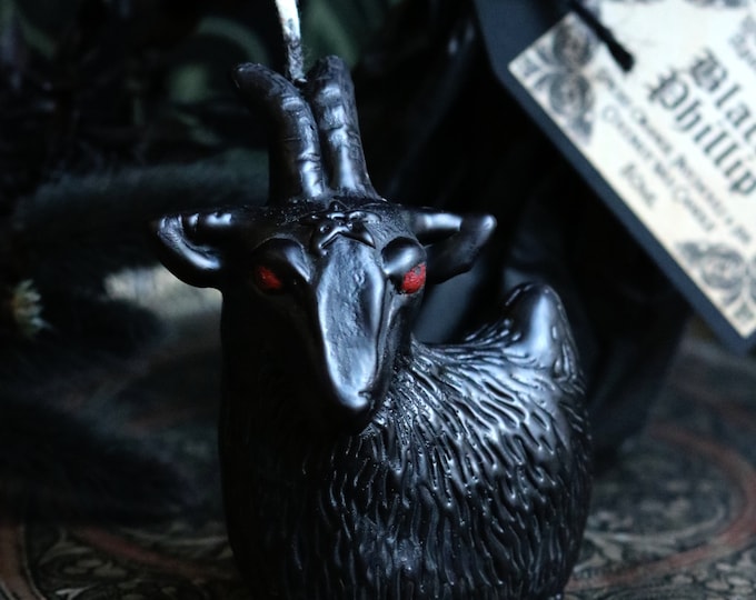 Woodland Rites Black Phillip Goat and Witch Hares on Wood Veneer - Etsy