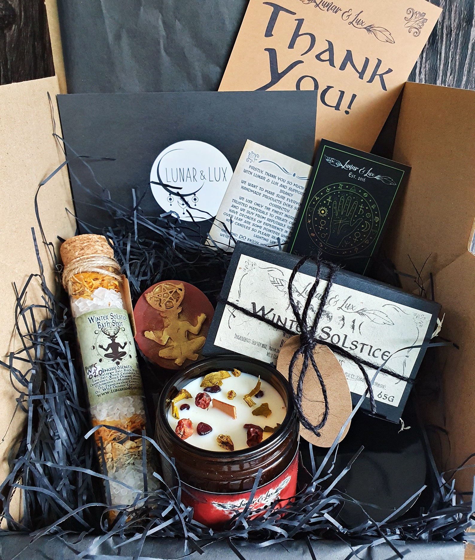 Yule Gift Box Winter Solstice Gift Christmas Gift Box for | Etsy