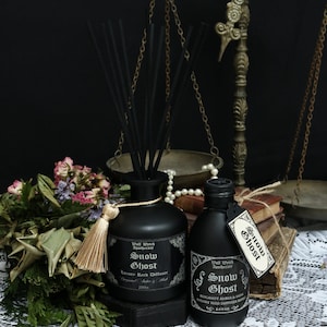 Amber Scented Reed Diffuser, Gothic Home Decor Wedding Gift, Unique ...