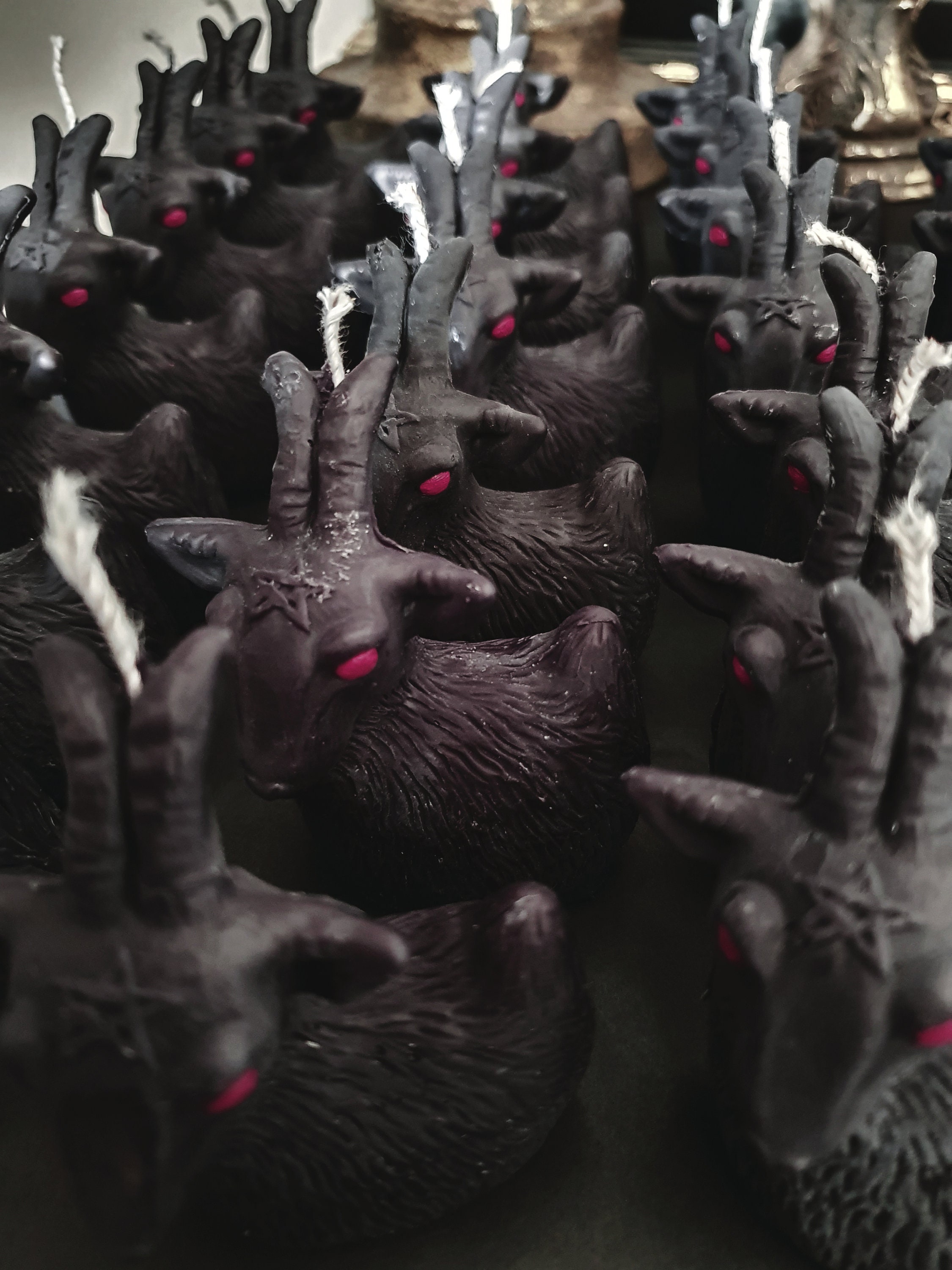 Black Phillip Goat Candle, Satanic Goat Gift, Occult Candle, Witchy ...