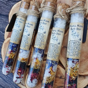 Unique Bridesmaid Wedding Favour Gift, Rustic Bath Salt Tube, CLICK for ...