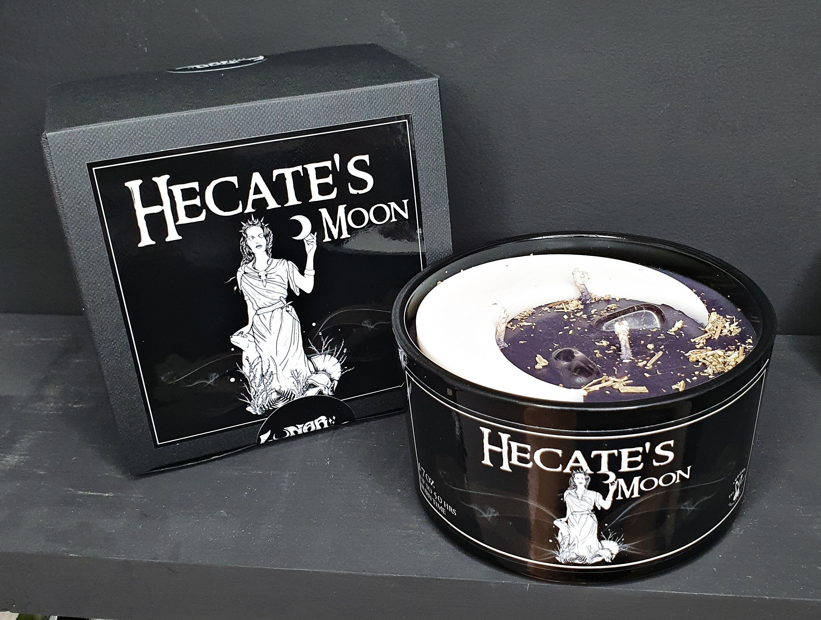 Hecate Candle, Full Moon Candle, Deity Goddess Candle, Witchcraft ...