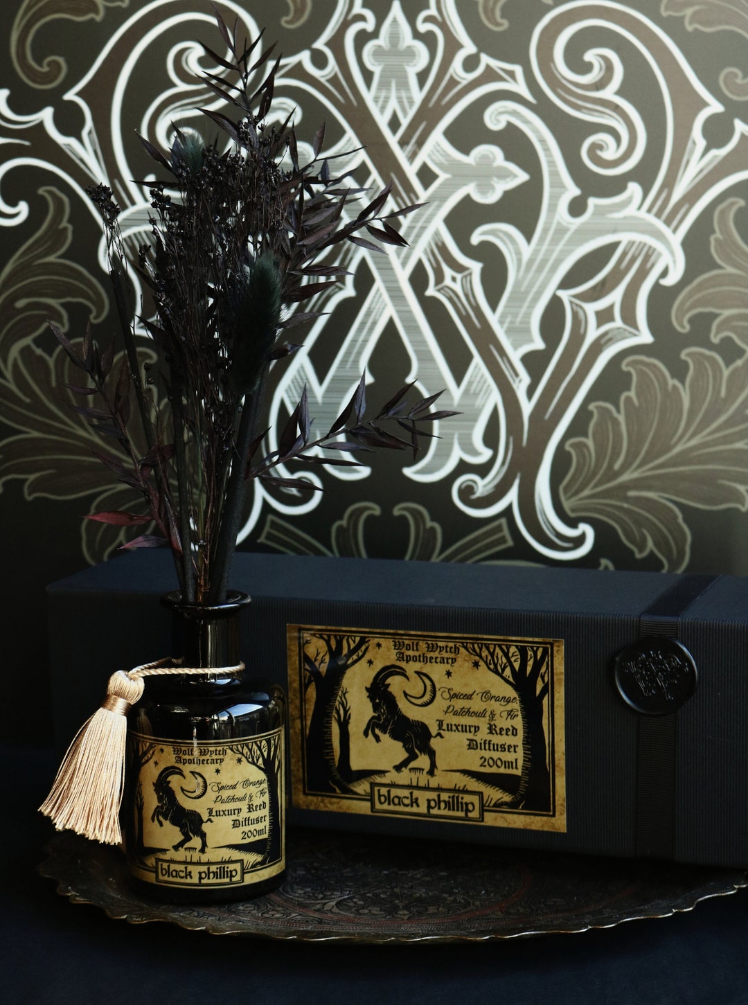 Black Phillip Goat Reed Diffuser, the Vvitch Movie Gift, Gothic Reed ...