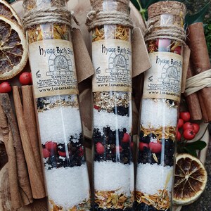 Hygge Wytch Bath Salt Tube, Winter Bath Salts, Botanical Witchcraft ...