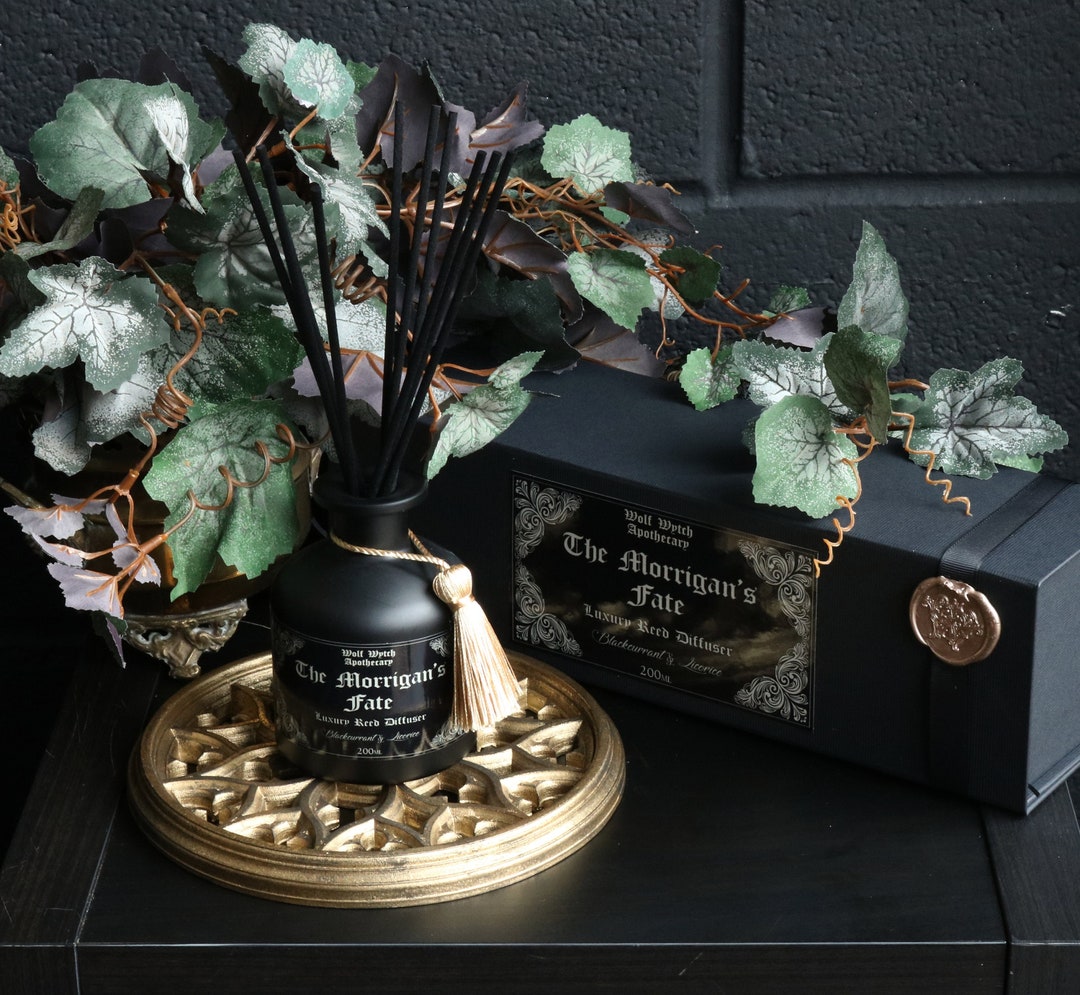 The Morrigan Goddess Gift, Celtic Witch Gift, Gothic Reed Diffuser ...