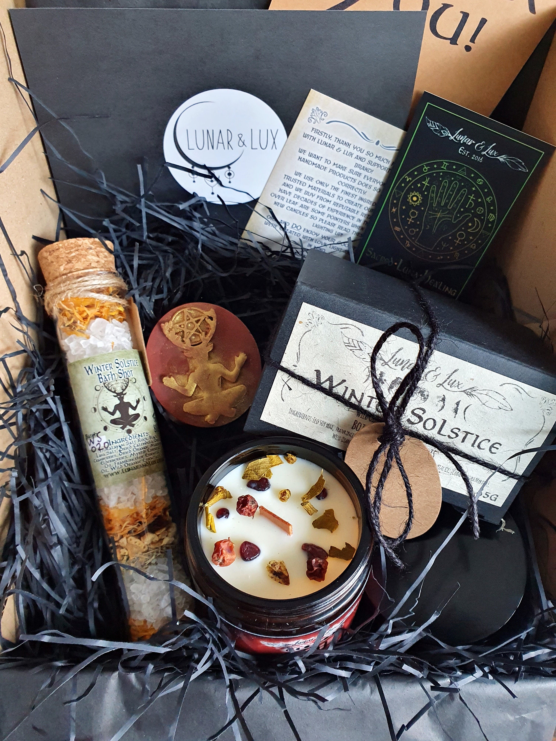 Yule Gift Box Winter Solstice Gift Christmas Gift Box for | Etsy