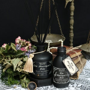 The Morrigan Goddess Reed Diffuser Refill, Gothic Home Decor, Celtic Mythology Witch Gift ...