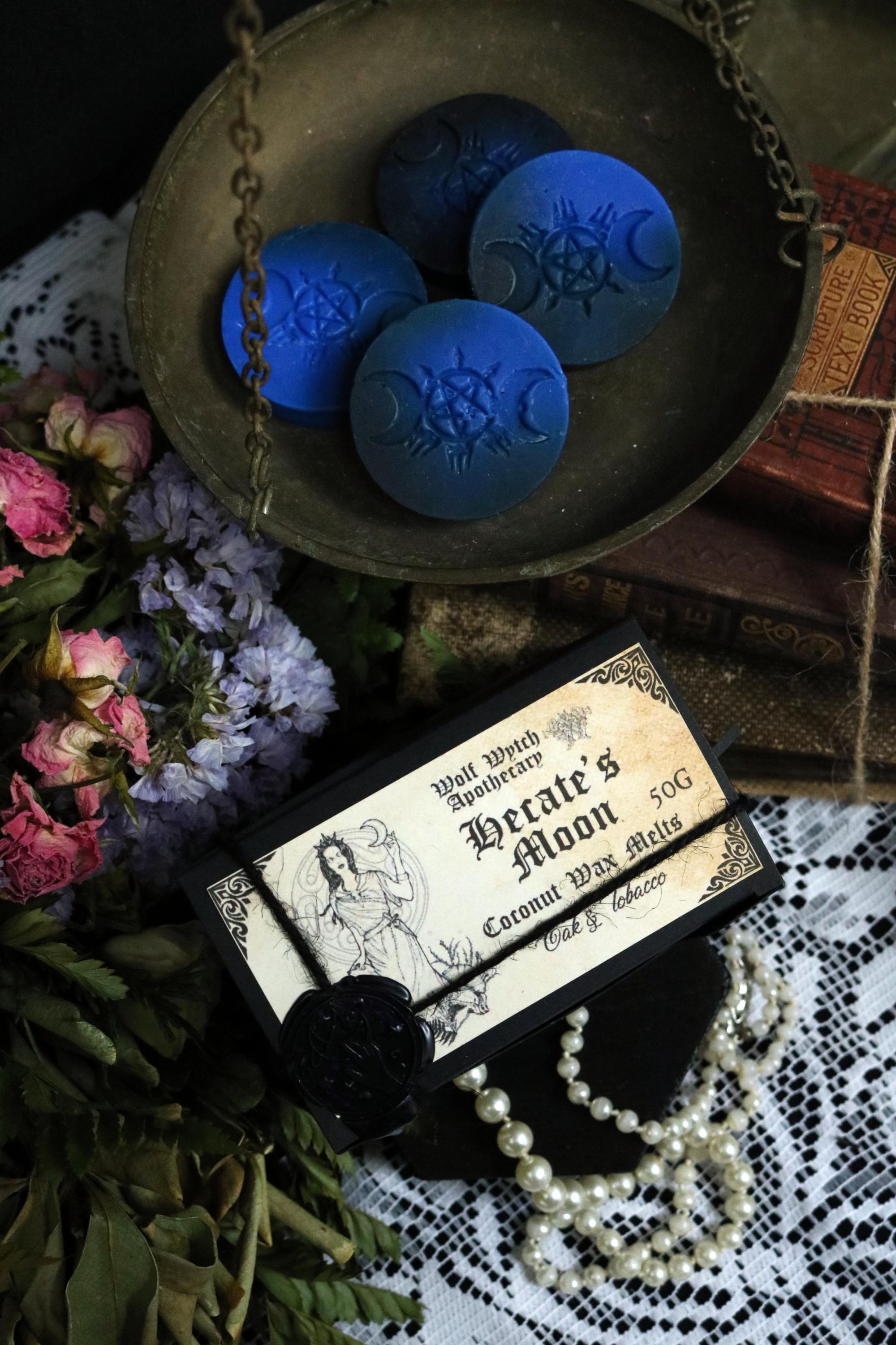 Hecate's Moon Wax Melts, Witchy Triple Goddess Gift, Greek Mythology ...