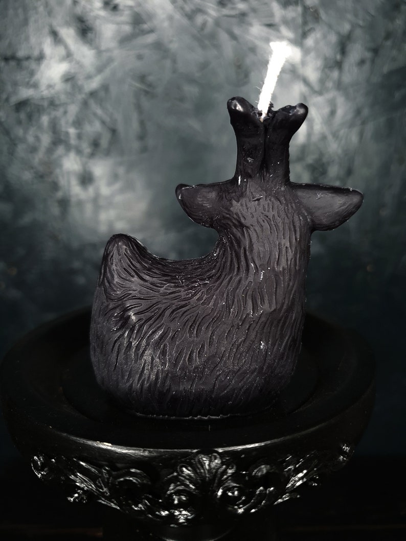Black Phillip Goat Candle Satanic Goat Gift Occult Candle - Etsy