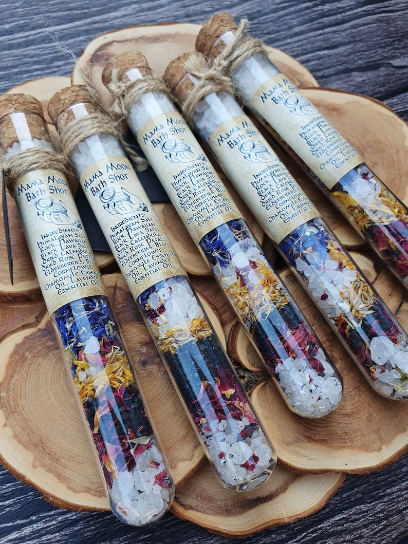 Unique Bridesmaid Wedding Favour Gift, Rustic Bath Salt Tube, CLICK for ...