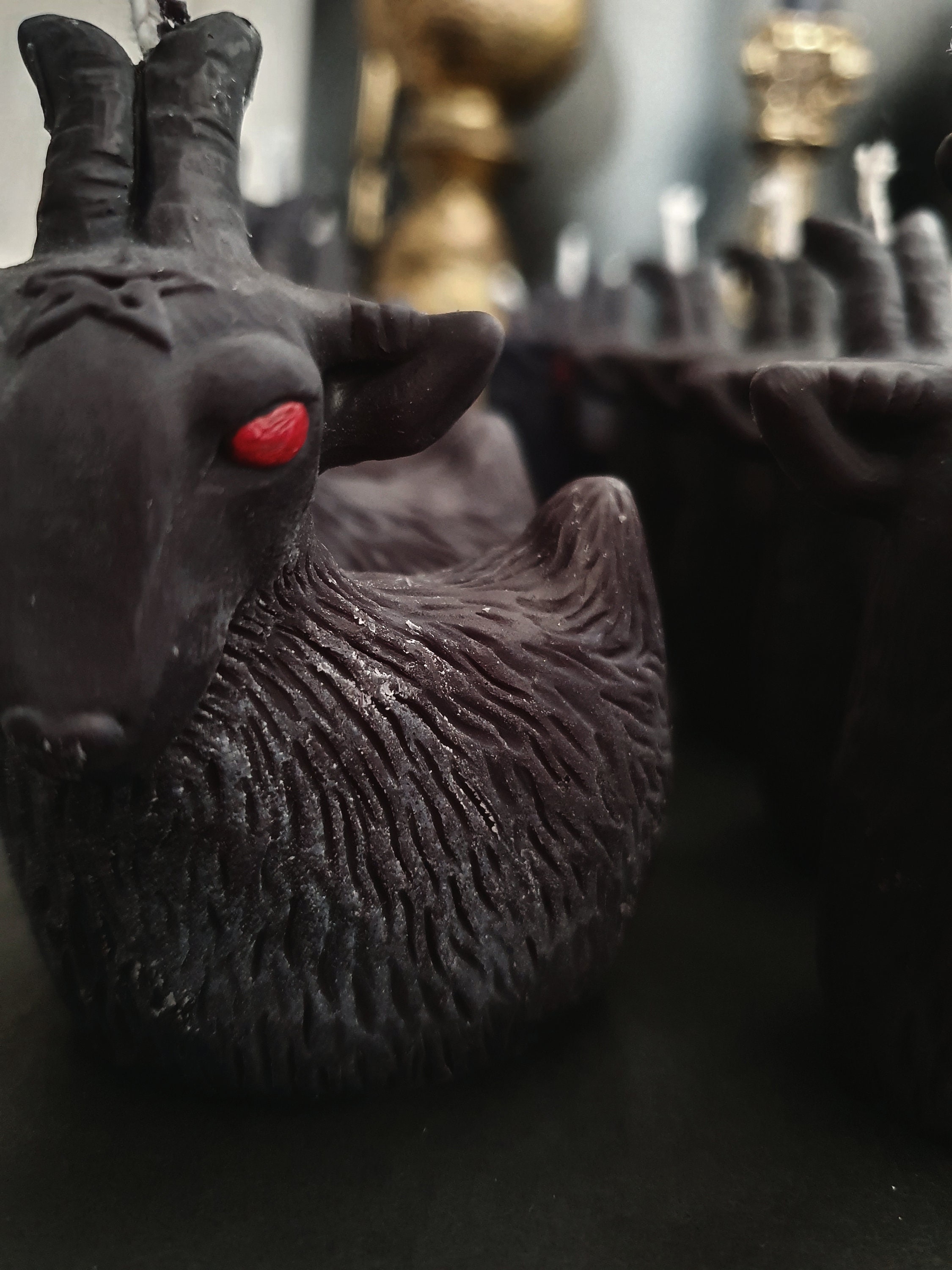 Black Phillip Goat Candle Satanic Goat Gift Occult Candle - Etsy