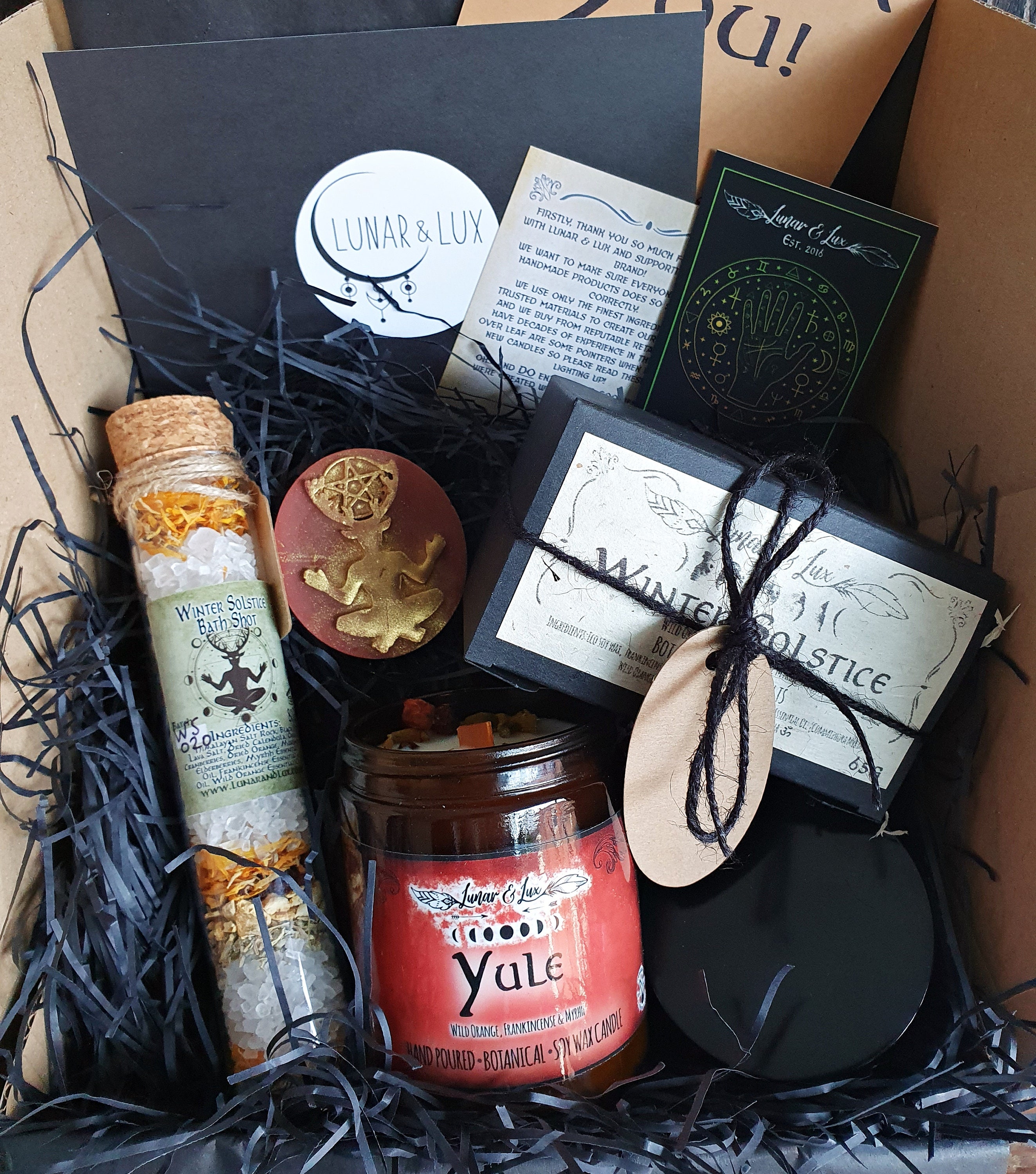 Yule Gift Box Winter Solstice Gift Christmas Gift Box for | Etsy