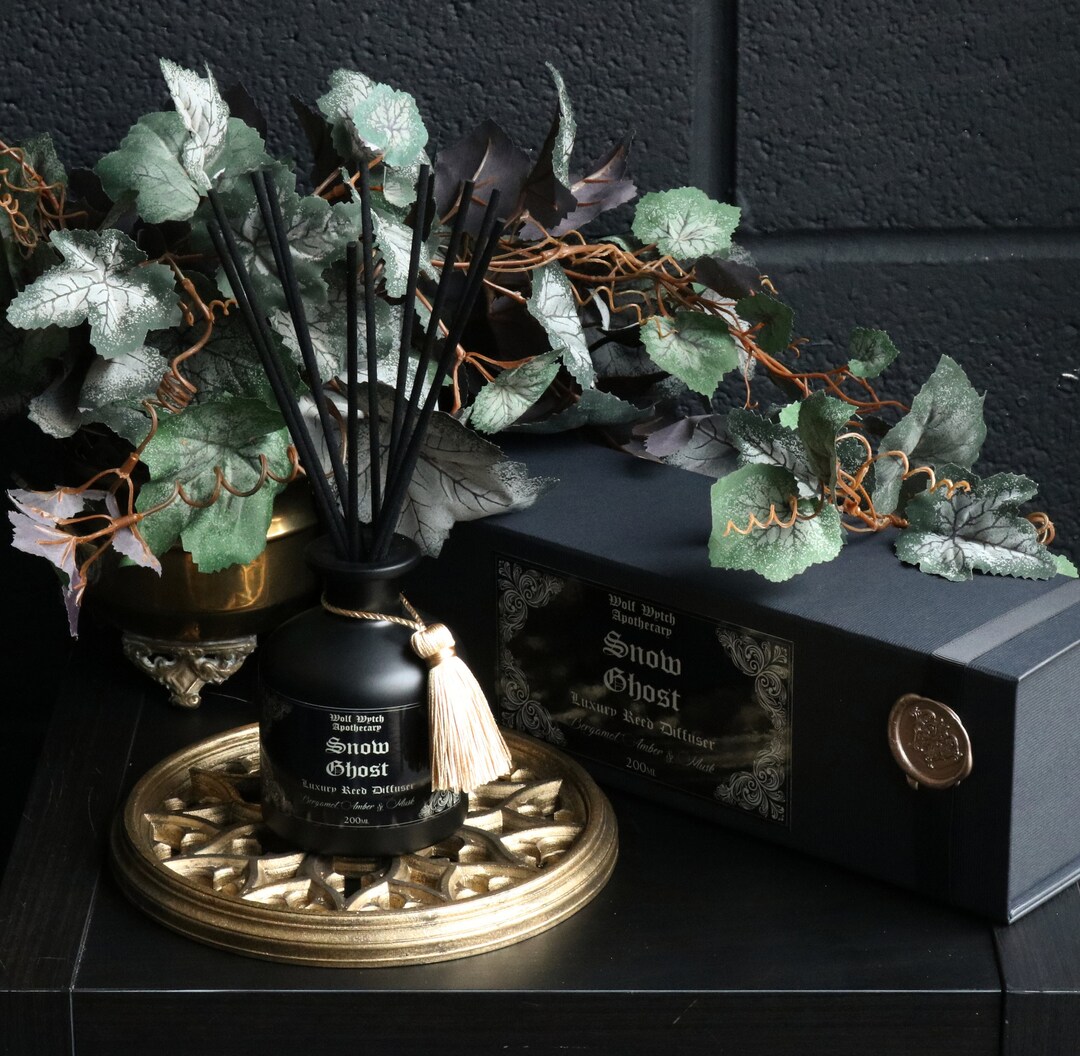 Gothic Wedding Gift, Black Reed Diffuser, Gothic Home Decor, Halloween ...