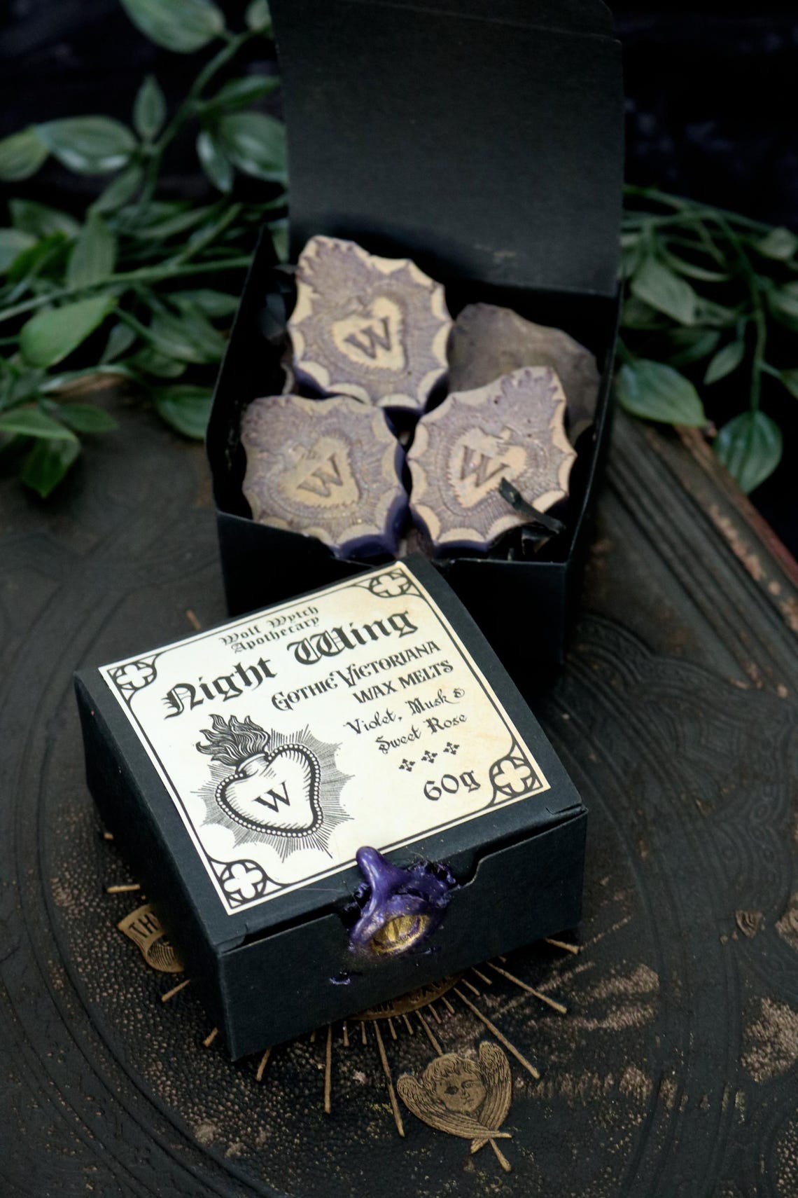 Vampire Wax Melts, Dark Victorian Gothic Gift, Ornate Witchy Wax Melts ...