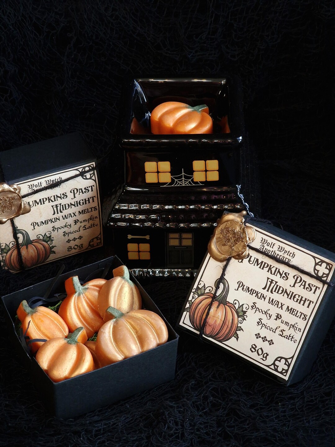 Kürbis Gewürz, Wachs Melts, Kürbis Patch Geschenk, Gruselige Samhain ...