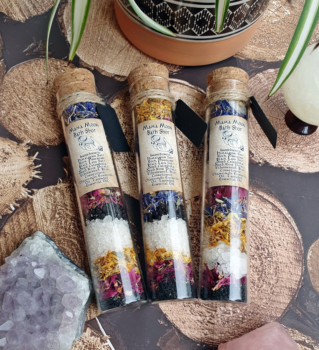 Bath Salt Test Tube for Moon Rituals, Perfect Wiccan Gift, CLICK for ...