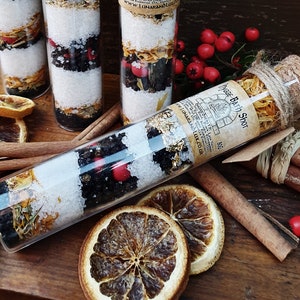 Hygge Wytch Bath Salt Tube, Winter Bath Salts, Botanical Witchcraft ...