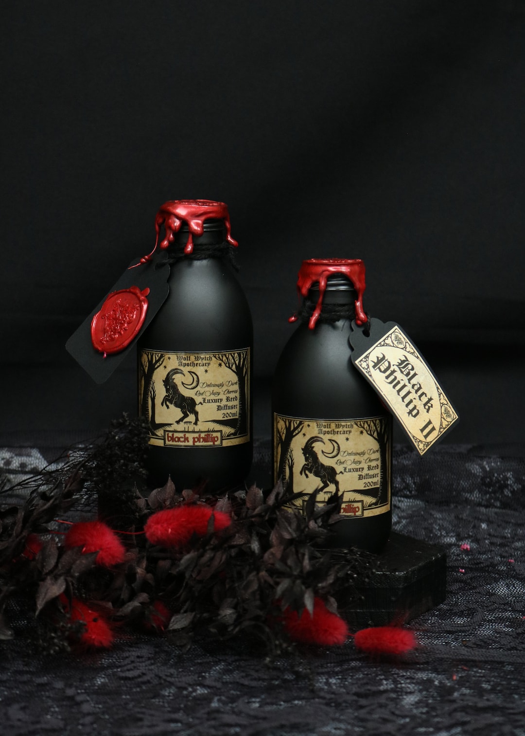 Black Phillip Goat Gift, Dark Berry Scented Reed Diffuser Refill ...