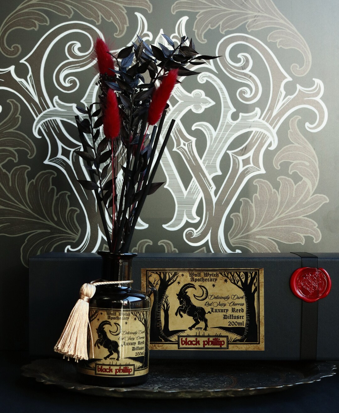Black Phillip Goat Reed Diffuser, the Vvitch Movie Gift, Gothic Reed ...