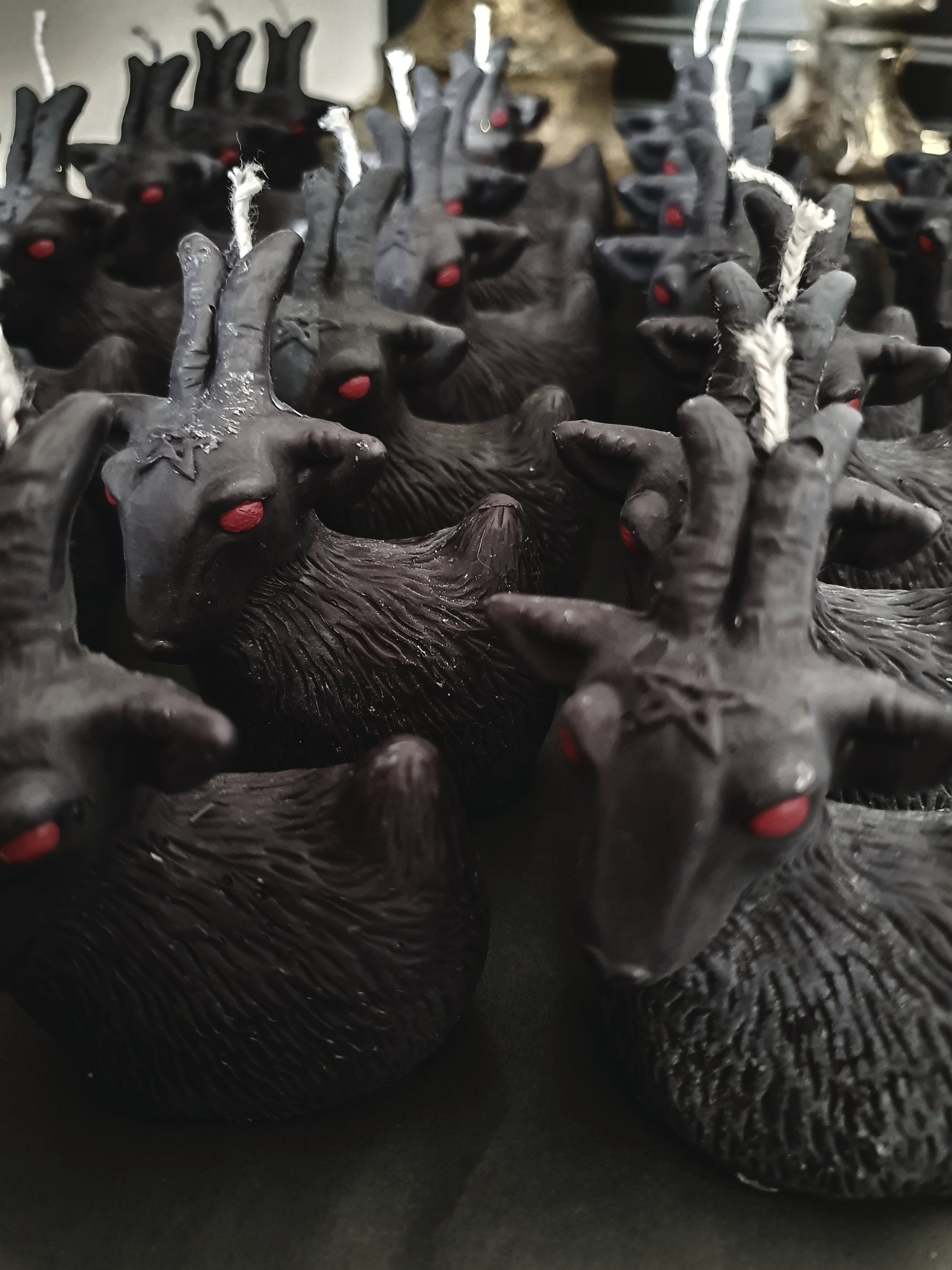 Black Phillip Goat Candle Satanic Goat Gift Occult Candle - Etsy