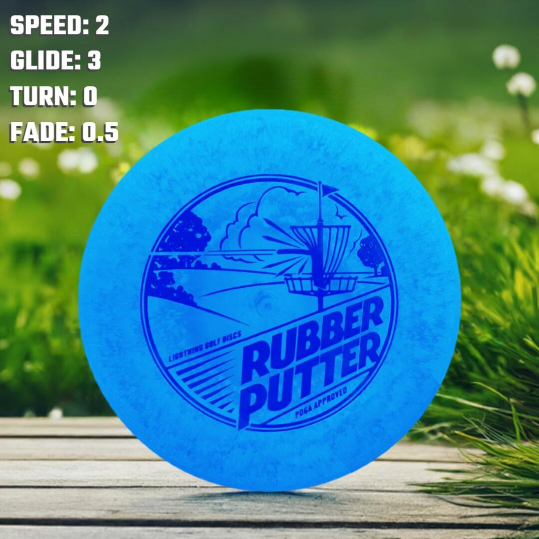 Lightning Standard Rubber Putter Disc Golf Disc - Etsy