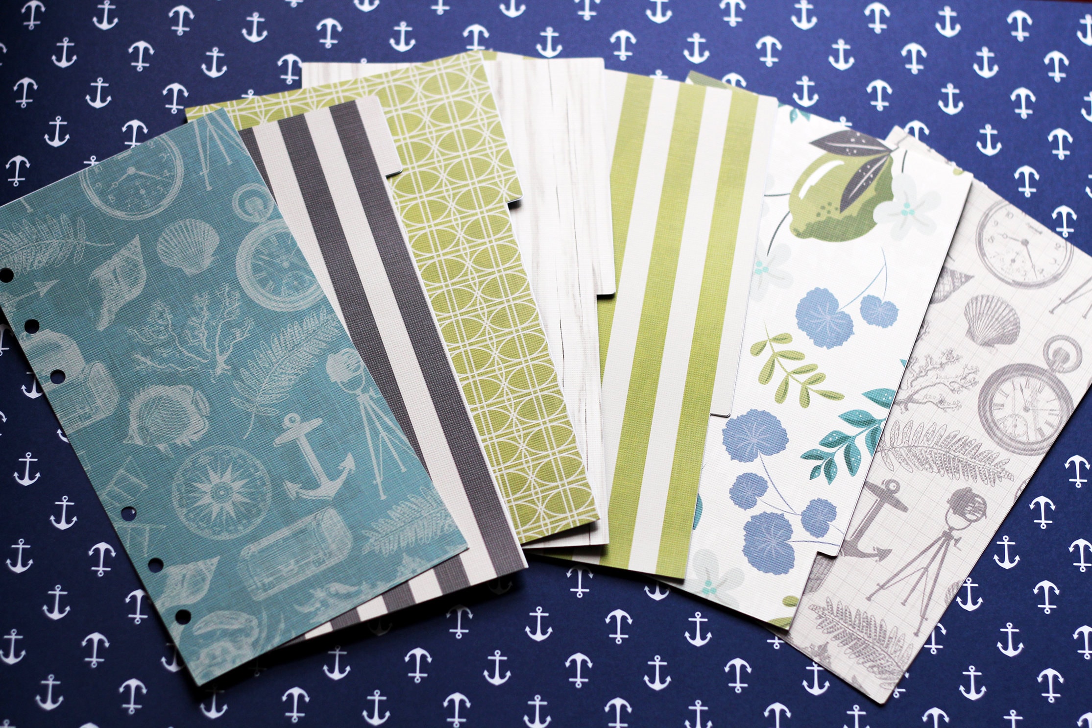 Planner Dividers | Sea Legs | Ringbound Planner Inserts | Dashboard ...