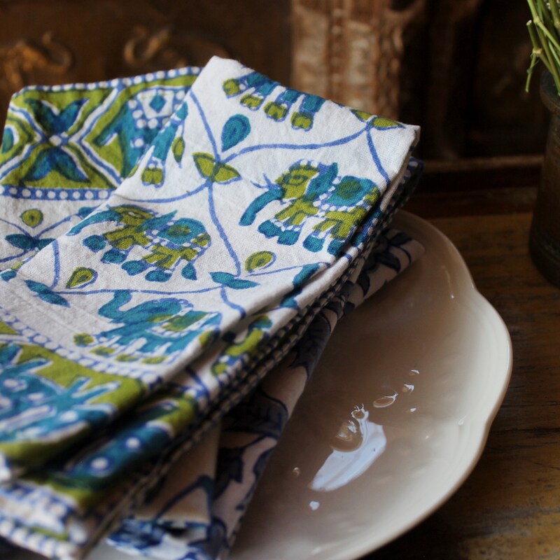 Elephant Napkins - Etsy