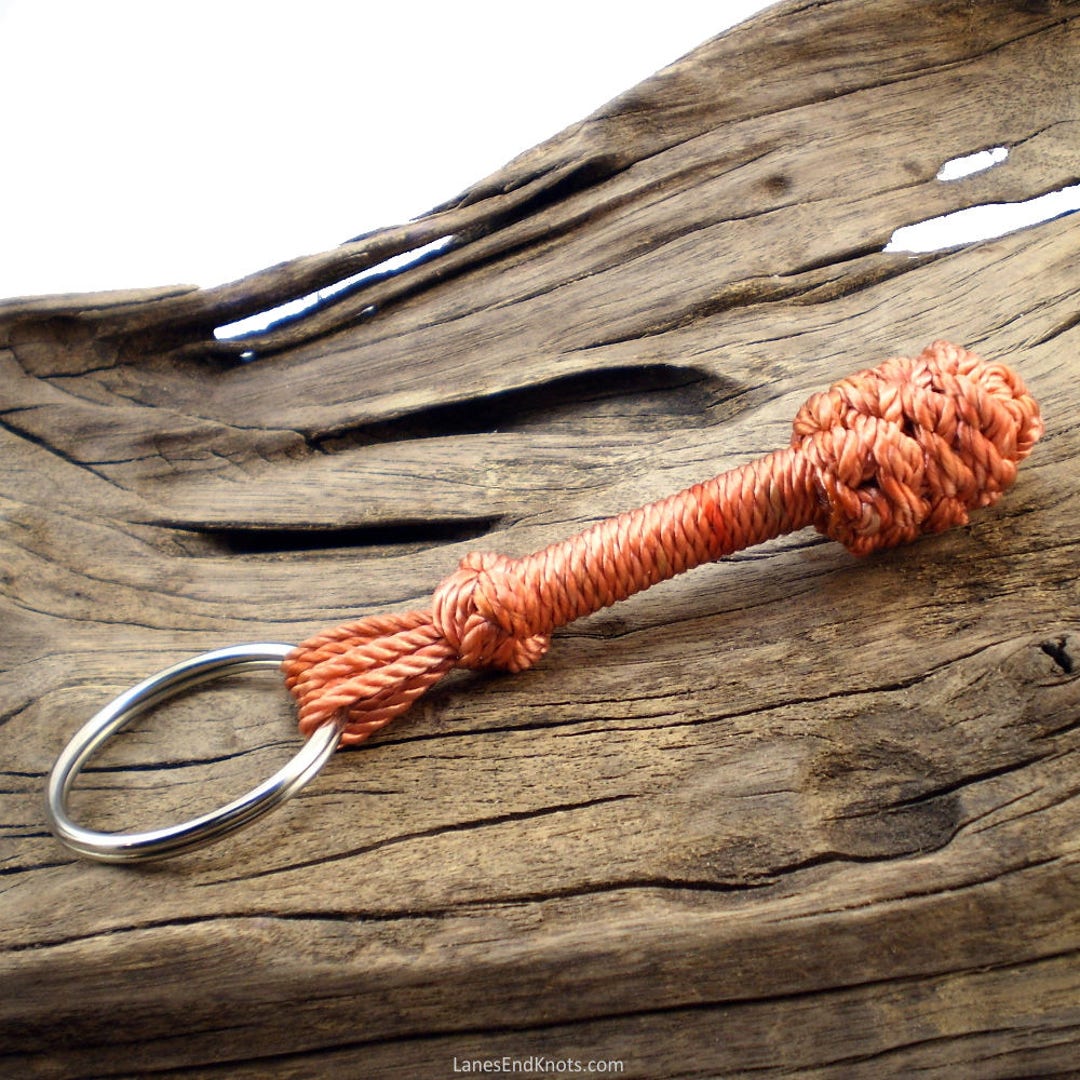 Sailor’s Blackjack Keychain, Sap Keychain, Nautical Knot Keychain ...