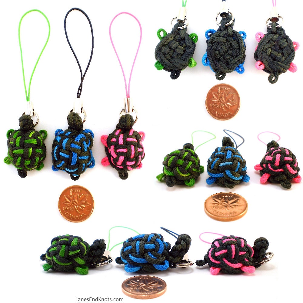 Turtle Charm Turtle Zipper Pull Chinese Knot Turtle Macrame - Etsy Canada