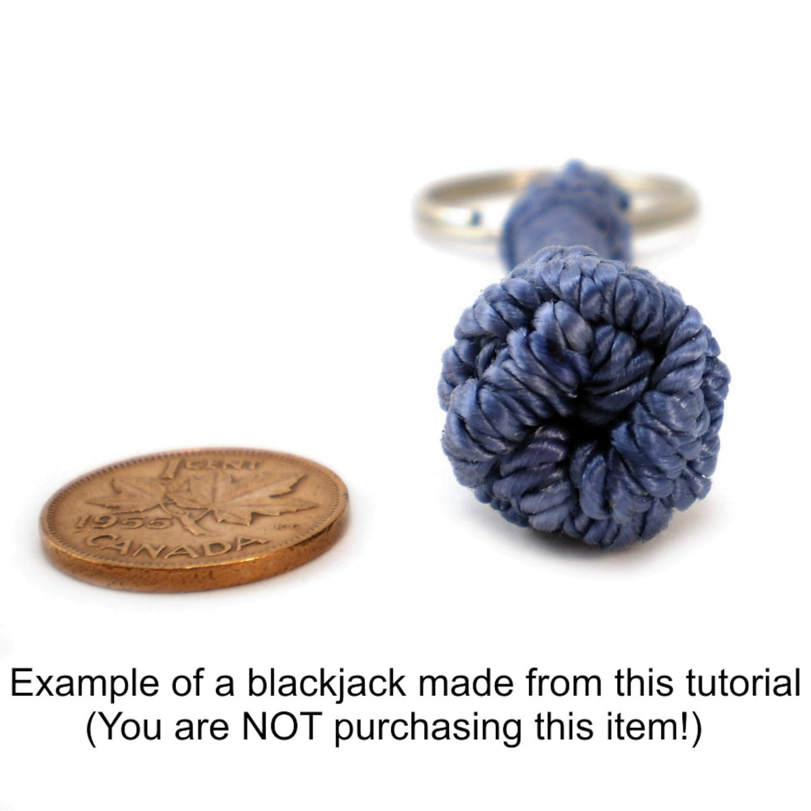 Blackjack Key Chain Tutorial, DIY Macrame Keychain Tutorial, Nautical ...