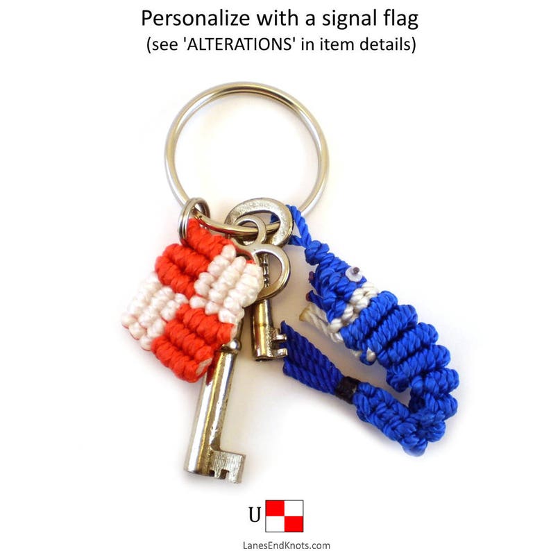 Small Macrame Shrimp Key Chain blue / White Knot Shrimp Key - Etsy