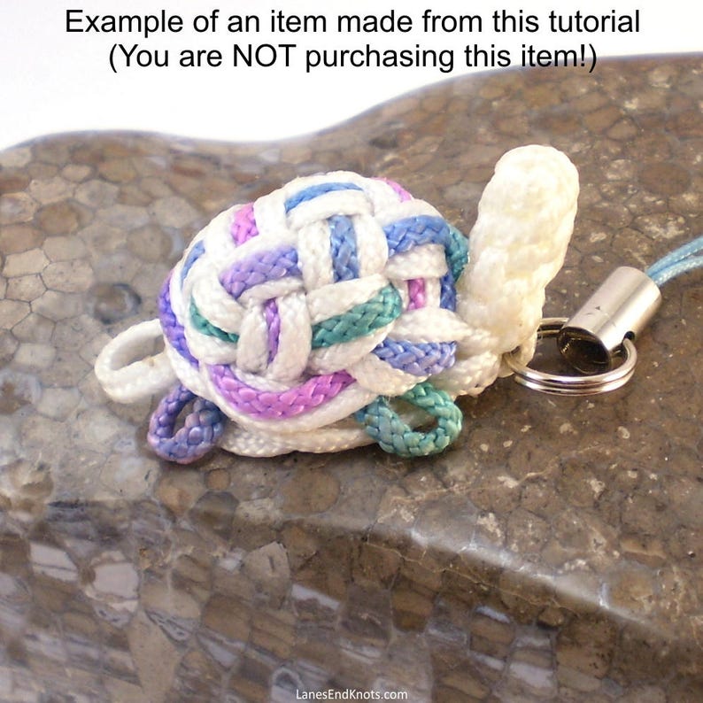 DIY Macrame Turtle Key Chain Tutorial Chinese Knot Turtle - Etsy Canada