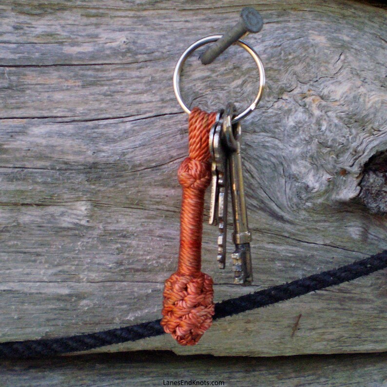 Sailors Blackjack Key Chain, Nautical Knot Gift for Him, Nautical Knot ...