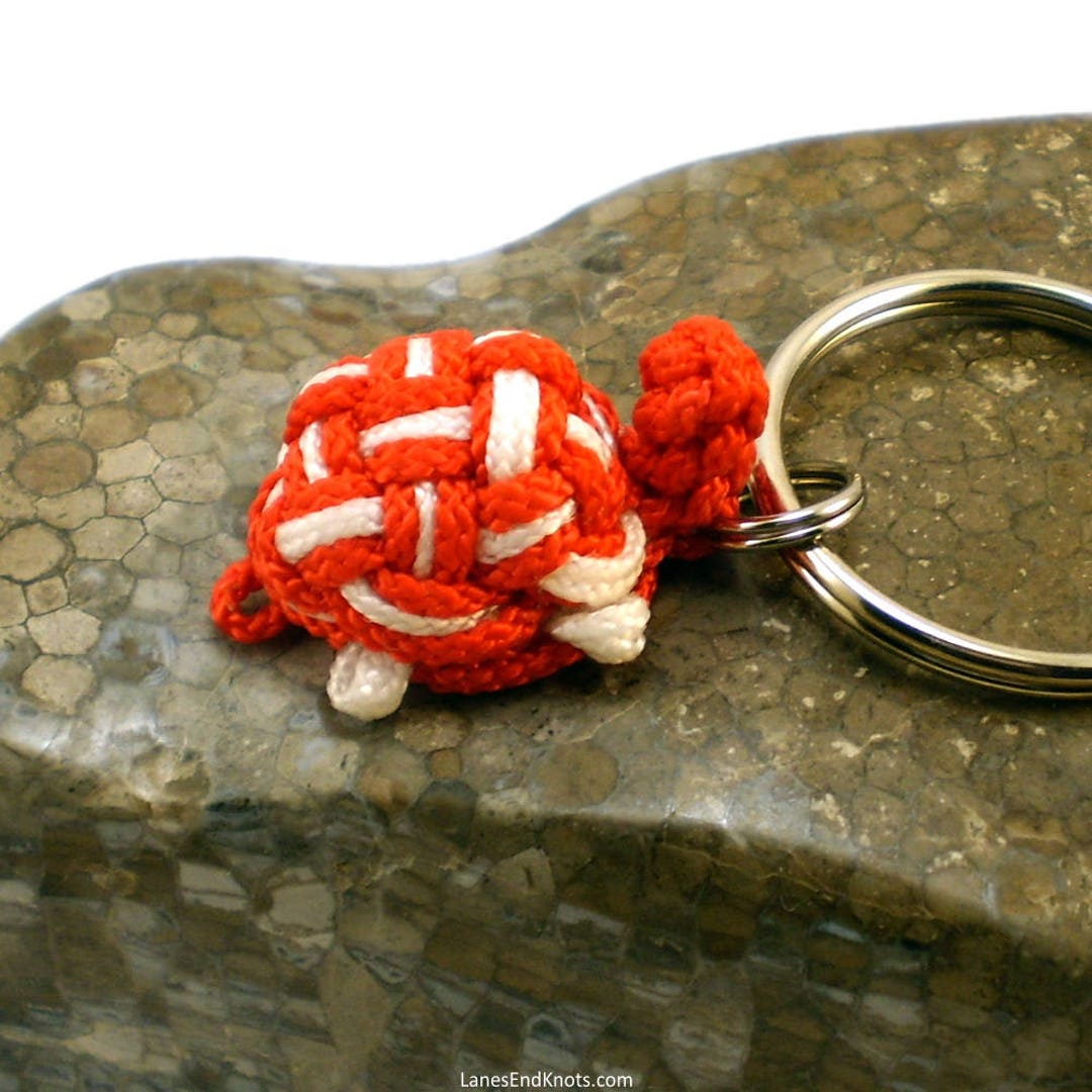 Turtle Keychain, Turtle Keyring, Turtle Key Holder, Fob, Chinese Knot ...