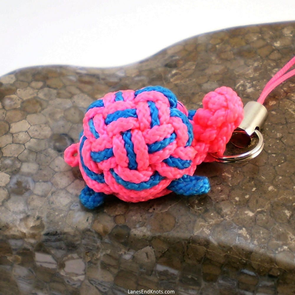 Turtle Charm Turtle Zipper Pull Chinese Knot Turtle Macrame - Etsy