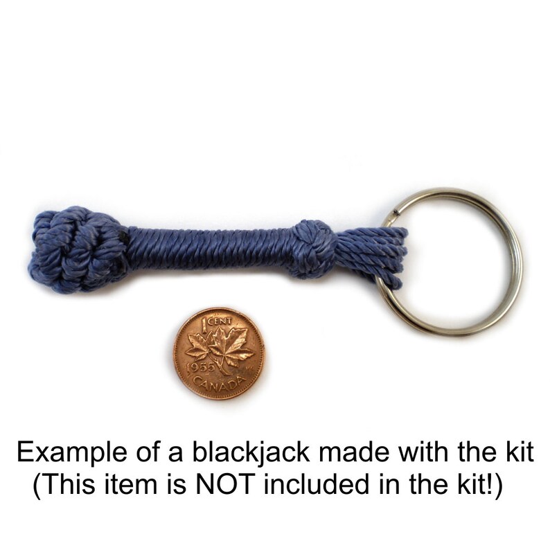 Blackjack Key Chain Kit, DIY Sailor's Blackjack Key Holder, Sailor's ...