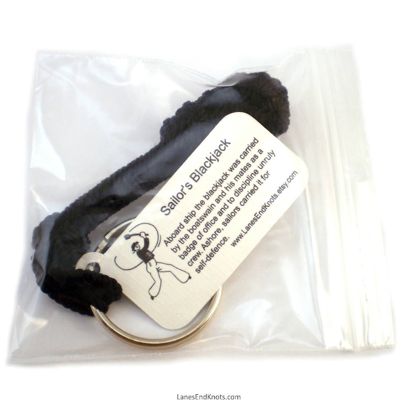 Sailors Blackjack Keychain Sap Keychain Nautical Knot - Etsy
