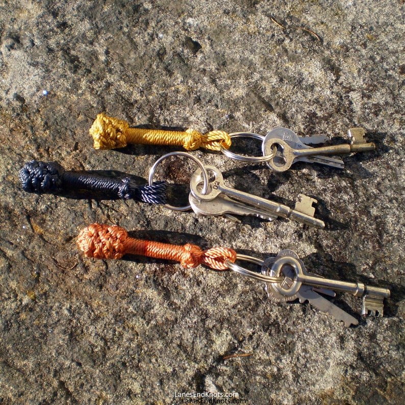 Sailors Blackjack Key Chain, Nautical Key Chain, Nautical Knot Key ...