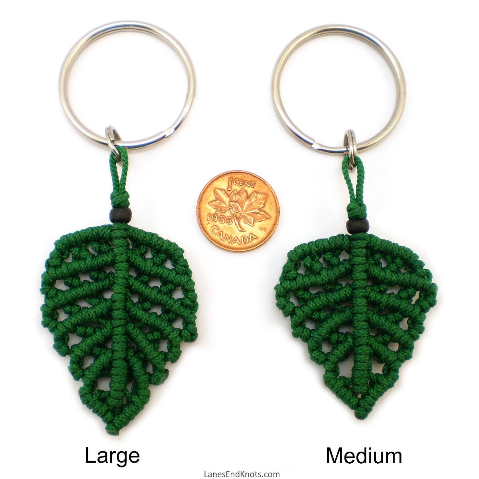Macrame Leaf Keychain, Leaf Zipper Pull, Macrame Leaf Key Ring, Macrame ...