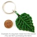 Chinese Knot Leaf Keychain Tutorial, Macrame Leaf Openwork Decorative ...